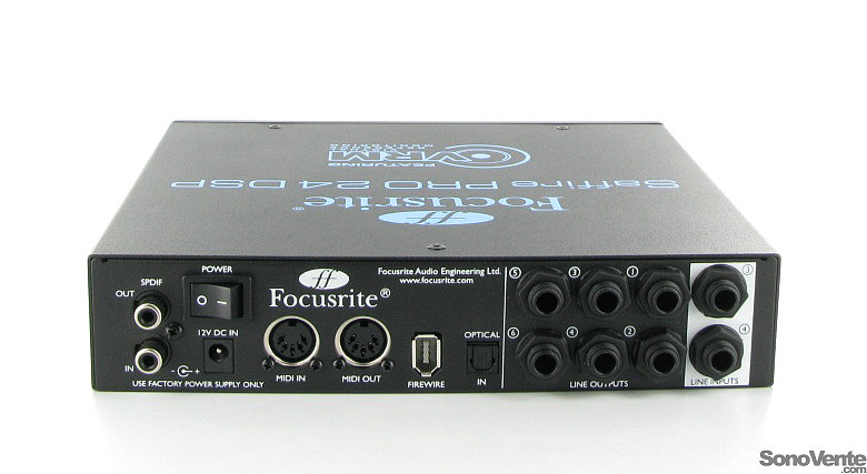 Focusrite SAFFIRE PRO 24 DSP - Carte son SonoVente.com