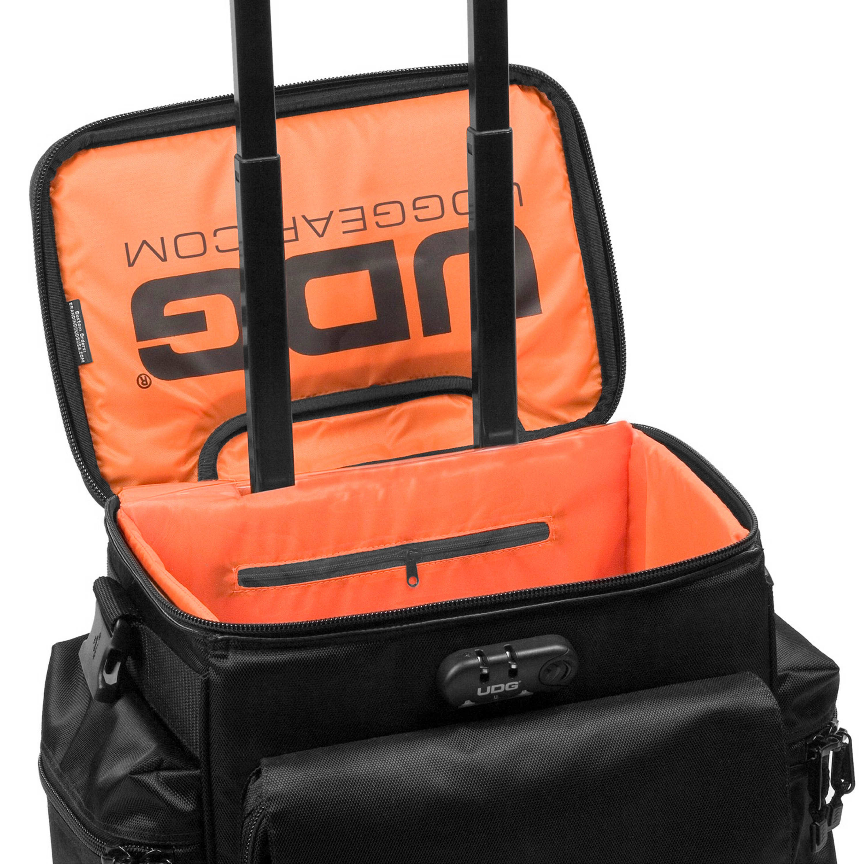 UDG U9679 BL OR Ultimate SlingBag Trolley Set DeLuxe Black Orange inside MK2 - CD- en vinylhoes ...