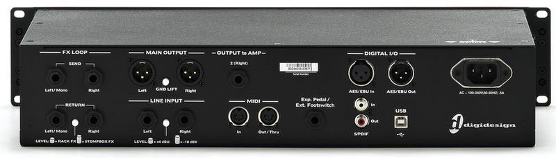 AVID Eleven Rack + PRO TOOLS 11 - Effets guitare électrique SonoVente.com