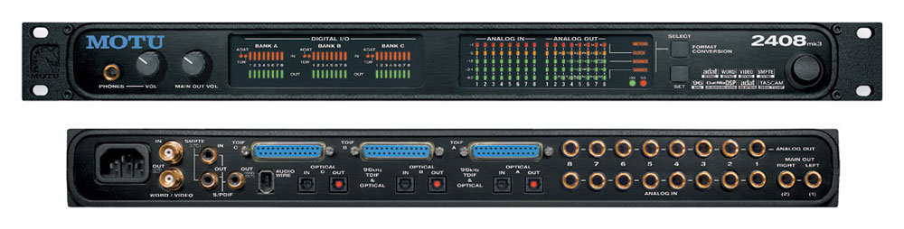 Motu 2408 mk3 PCI Express - Carte son SonoVente.com