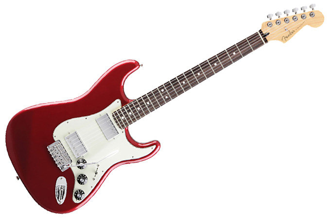 Fender Blacktop Stratocaster HH Candy Apple Red - Guitare forme ST ...