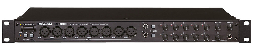 Tascam US-1800 - Carte son SonoVente.com