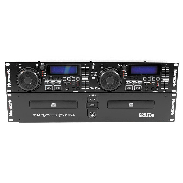 Numark CDN 77 USB - Platine CD MP3 rackable SonoVente.com