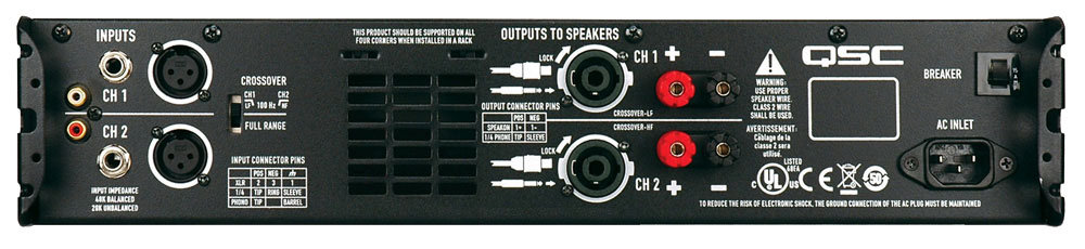 QSC GX7 - Amplificateur sonorisation SonoVente.com
