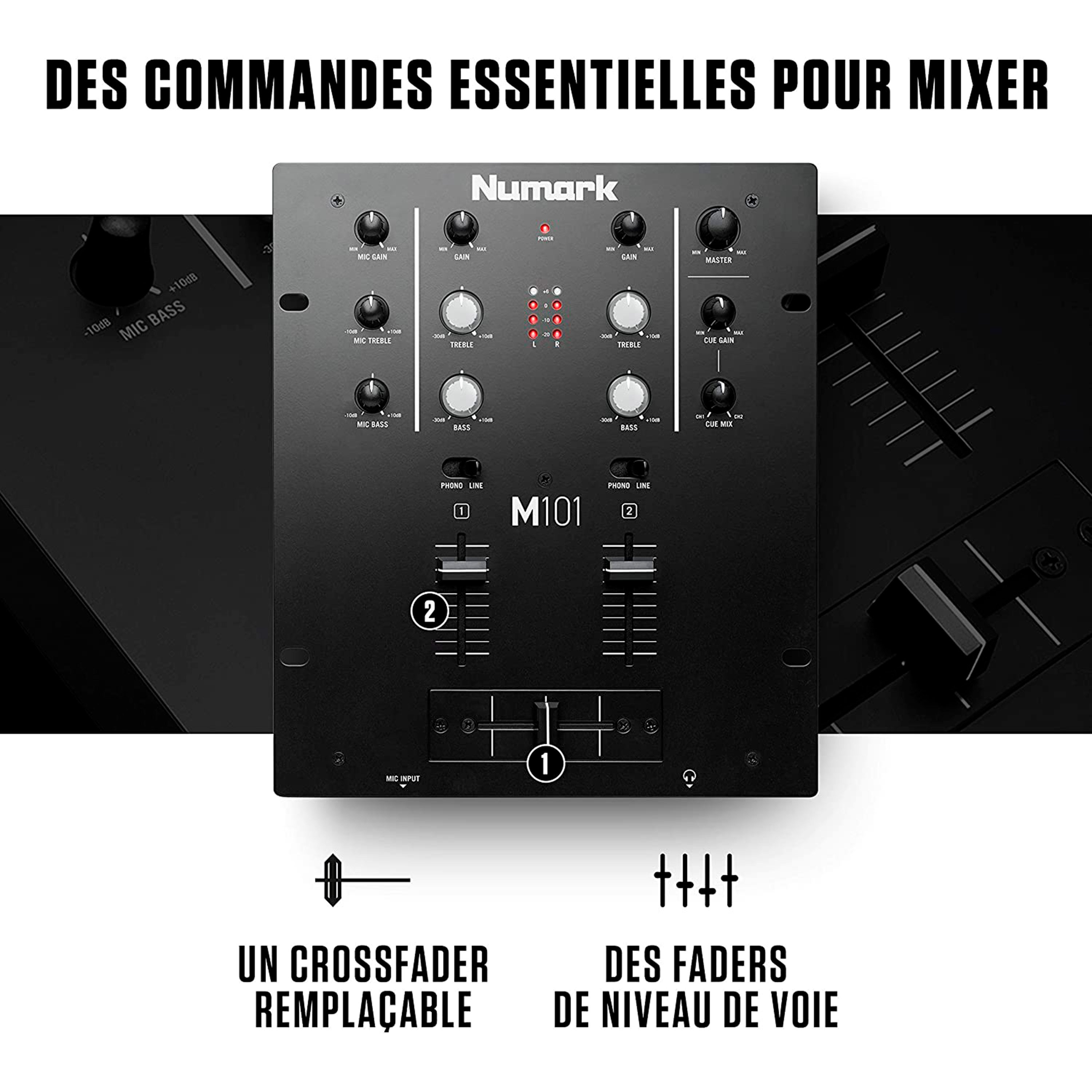 Numark M101 - Table de mixage DJ SonoVente.com