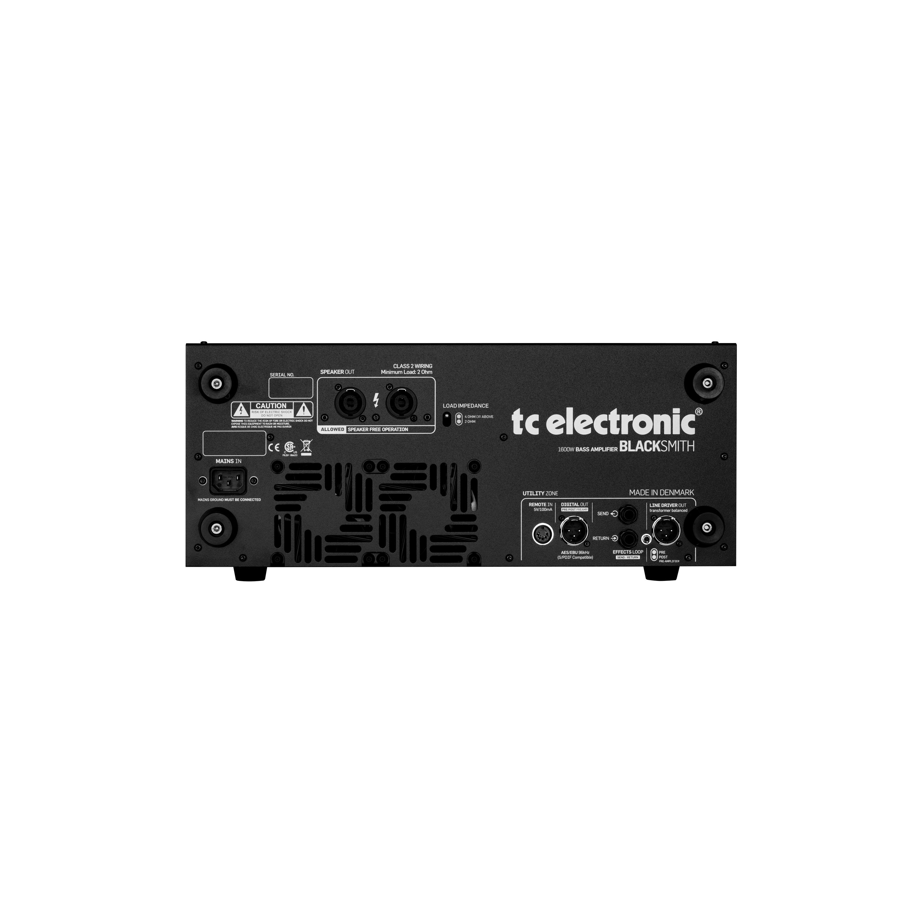 TC Electronic BLACKSMITH - Tête d'ampli basse SonoVente.com