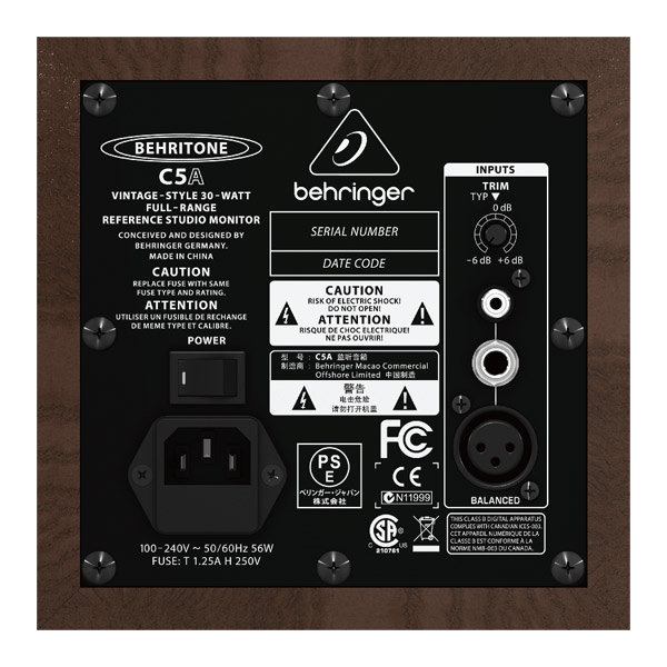 Behringer C5A BEHRITONE - Enceinte de monitoring SonoVente.com