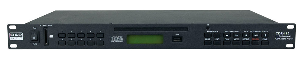 Dap CDR-110 - Platine CD MP3 Rackable SonoVente.com