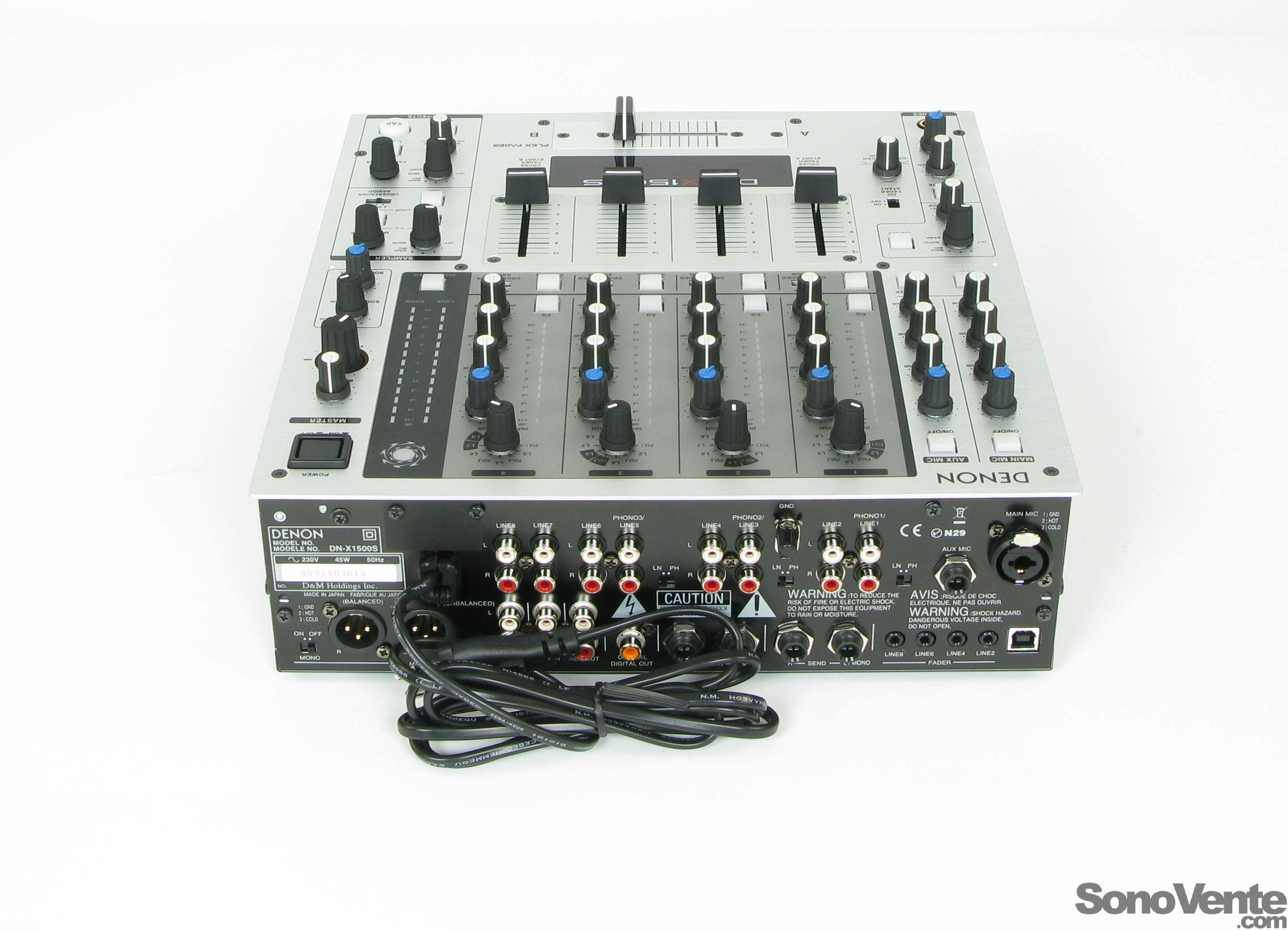 Denon DNX 1500 Silver - Table de mixage DJ SonoVente.com