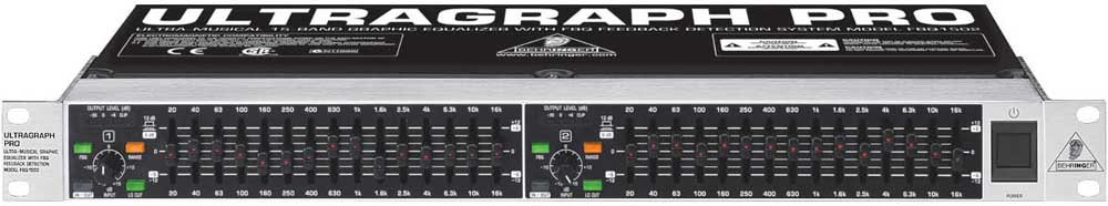 Behringer FBQ1502 ULTRAGRAPH PRO - Équaliseur et anti-larsen SonoVente.com