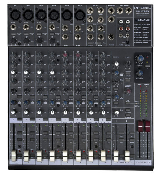 Phonic MU1722X - Console de mixage analogique SonoVente.com