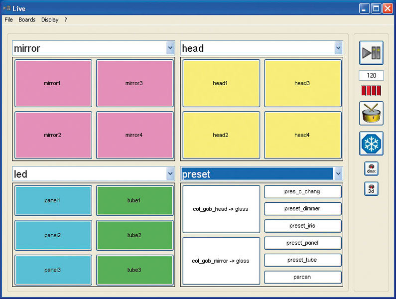 Showtec Sweetlight D512 - Logiciel light SonoVente.com