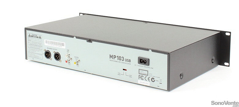 Numark MP 103 USB - Platine CD MP3 rackable SonoVente.com