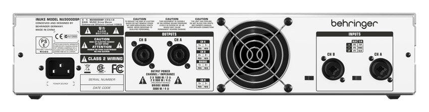 Behringer NU3000DSP iNUKE - Amplificateur sonorisation SonoVente.com