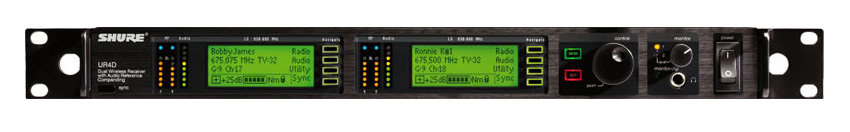 Shure UR4D PLUS freq J5E - Micro HF chant SonoVente.com