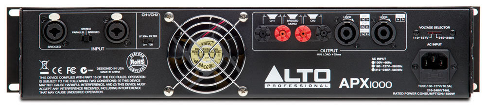 ALTO APX1000 - Amplificateur sonorisation SonoVente.com