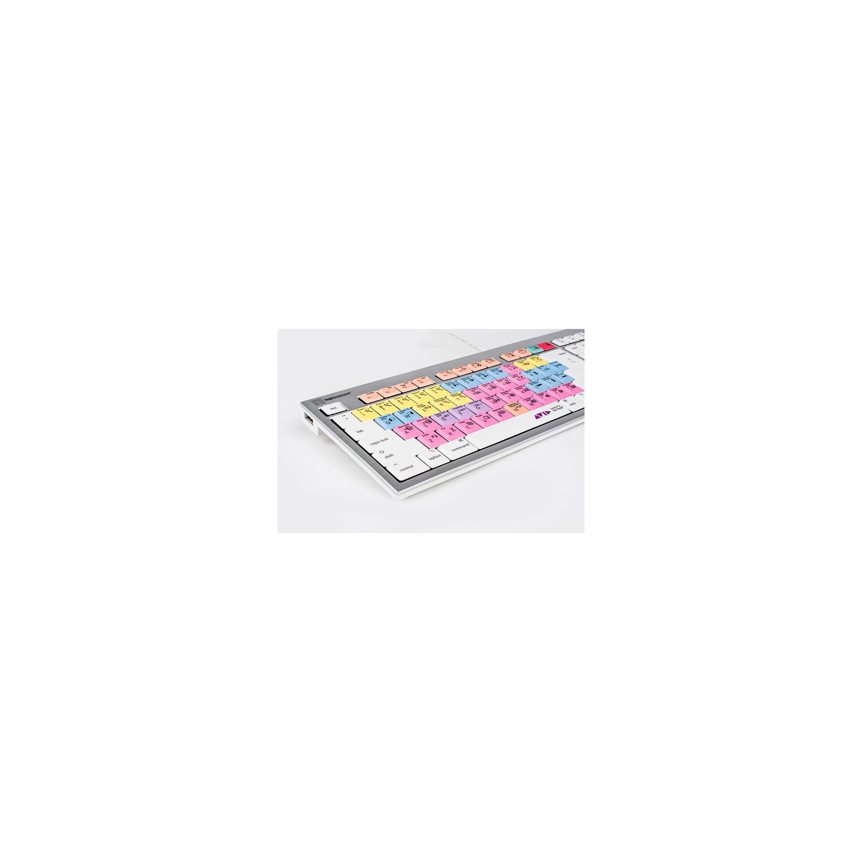 Logickeyboard Pro Tools Mac ALBA Keyboard (QWERTY) - Ordinateur et ...