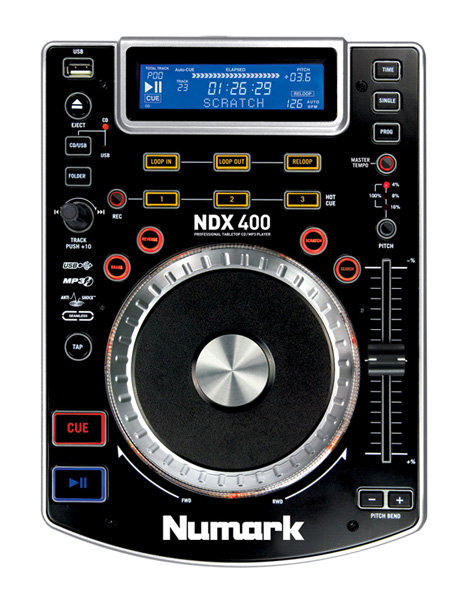 Numark NDX 400 Pack - Platine CD MP3 à plat SonoVente.com
