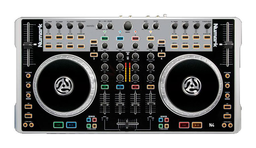 Numark N4 - Contrôleur DJ USB SonoVente.com