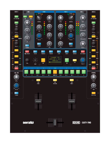 Rane Sixty Two - Table de mixage DJ SonoVente.com