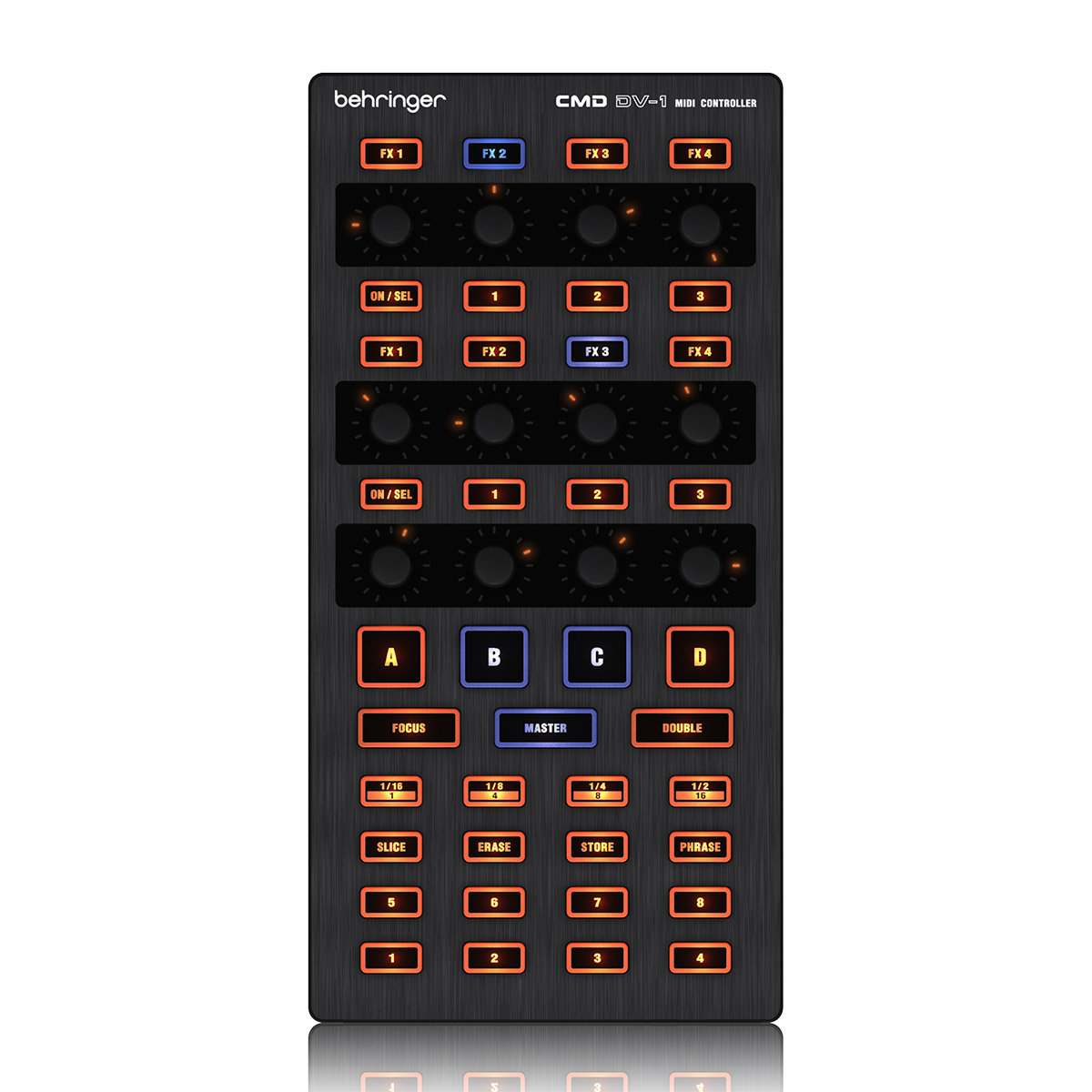 Behringer CMD DV-1 DJ Controller - Contrôleur remix et production SonoVente.com