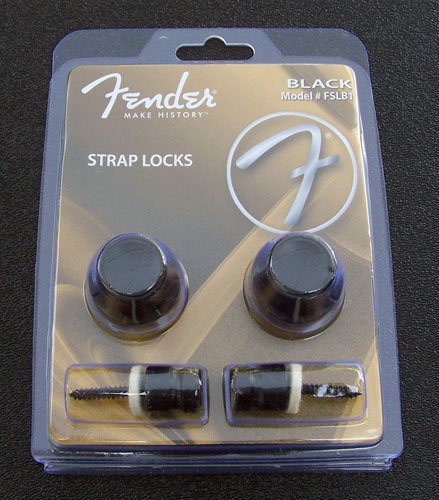 Fender Strap Locks Noir - Pièces Détachées Guitare SonoVente.com