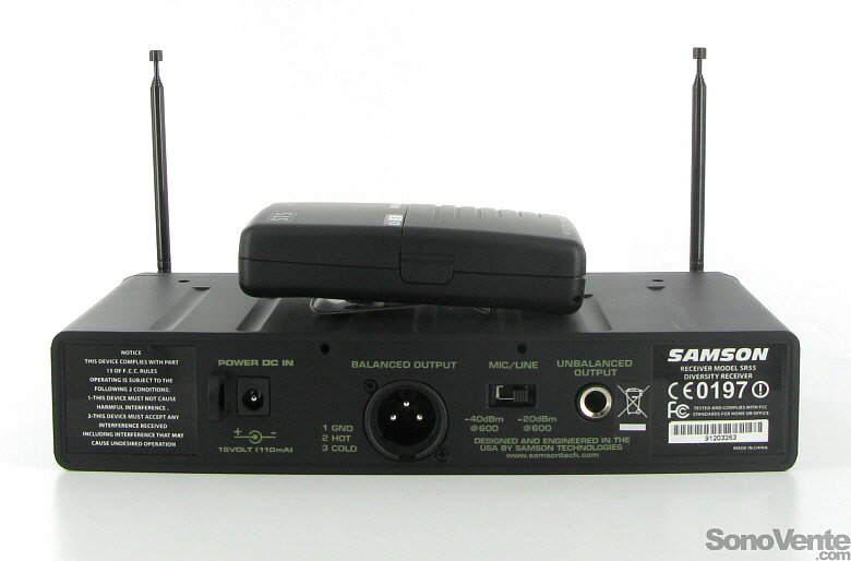 Samson STAGE 55 Guitar freq CH2 - Système HF instruments SonoVente.com
