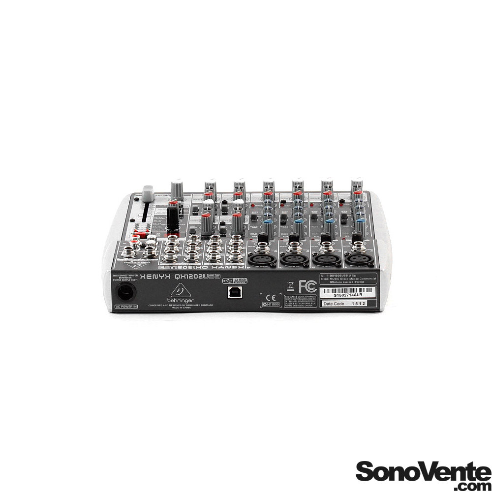 Behringer Xenyx QX1202USB : Console de Mixage Analogique Behringer ...