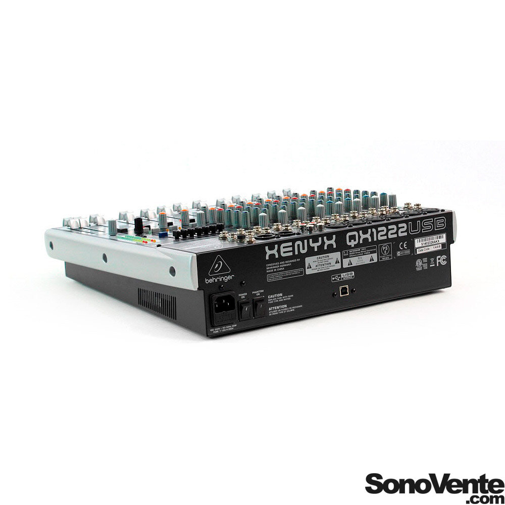 Behringer Xenyx QX1222USB : Console de Mixage Analogique Behringer ...