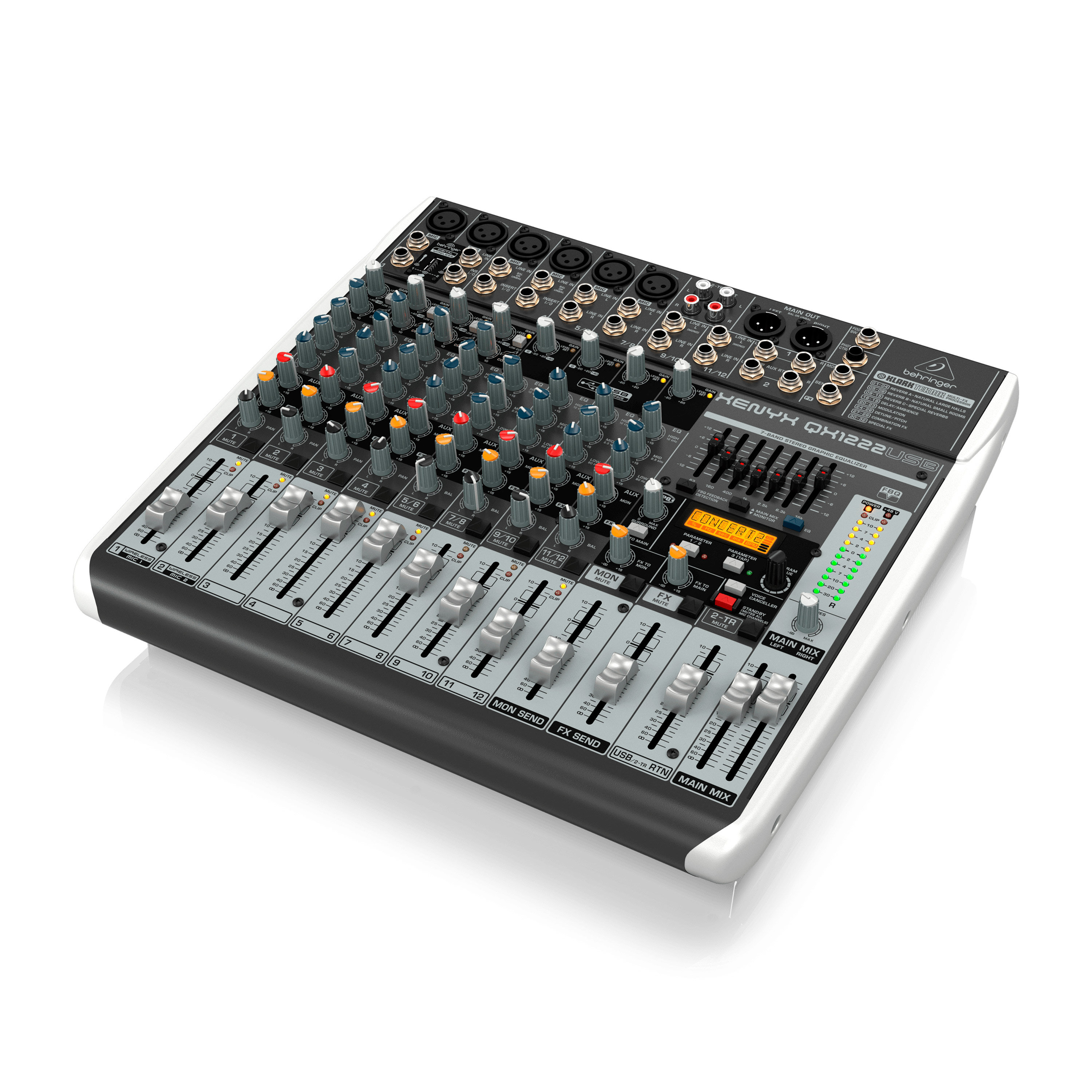 Behringer Xenyx QX1222USB : Console de Mixage Analogique Behringer ...