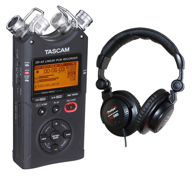 Tascam DR-40 BUNDLE - Pack enregistreur SonoVente.com