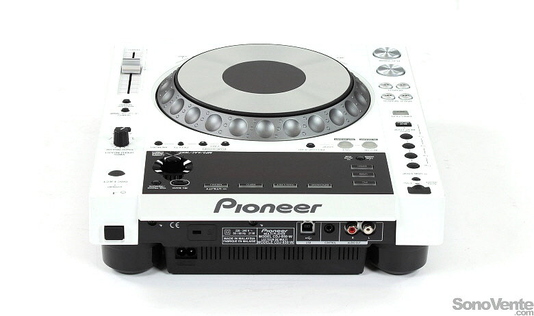 Pioneer DJ CDJ 850 W - Platine CD MP3 à plat SonoVente.com