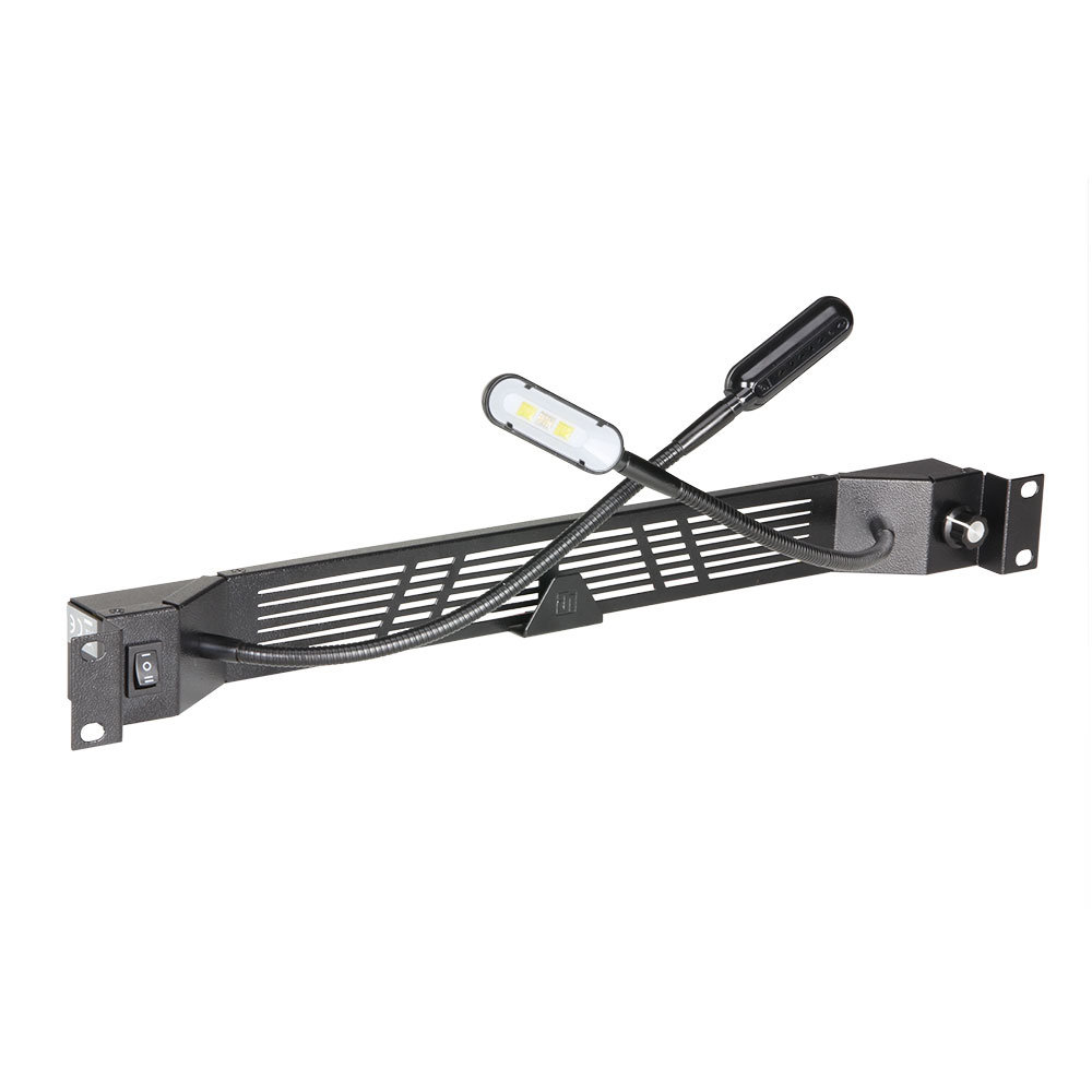 Adam Hall Tôle éclairage LED rack 19'' 1U 87463 - Tôle pour rack ...