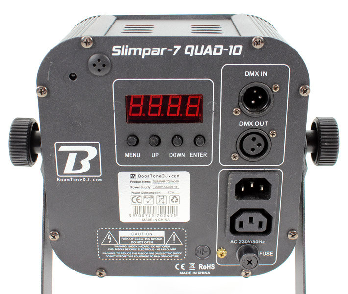 BoomTone DJ SlimPar 7 Quad 10 - PAR LED SonoVente.com