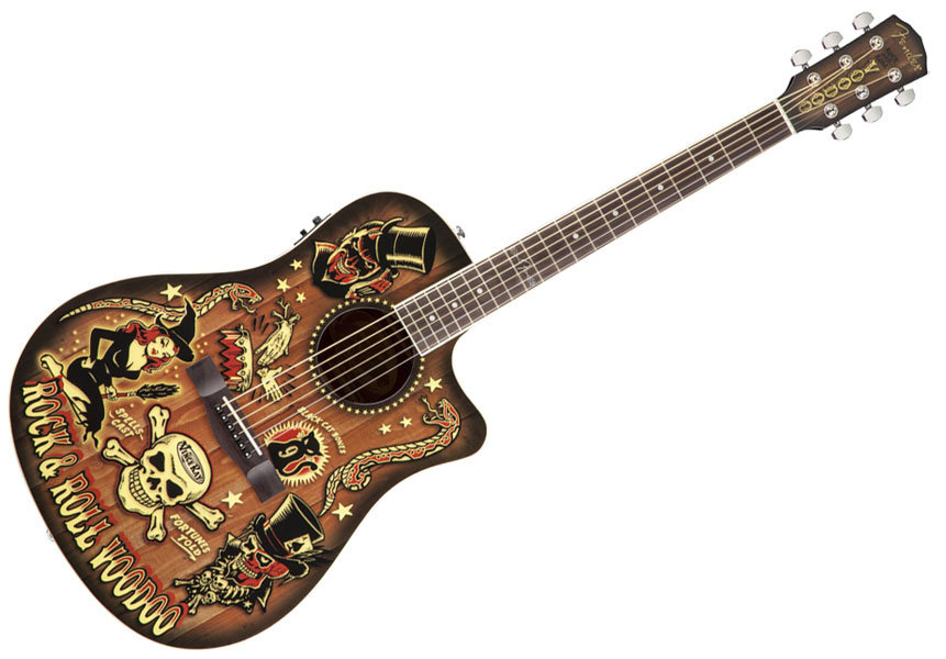 Fender Vince Ray Voodoo-Bucket 300CE - Guitare folk électro SonoVente.com