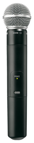 Shure PGX2 SM58 freq L5 - Micro HF chant SonoVente.com