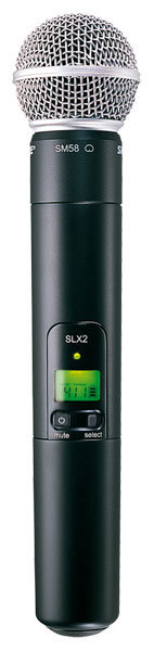 Shure SLX 2 SM58 Freq J3 - Micro HF chant SonoVente.com