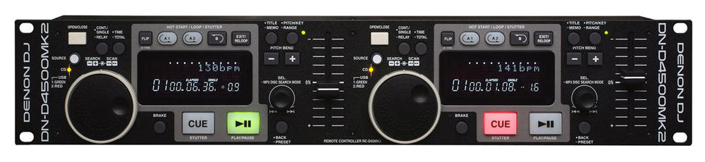 Denon DJ DND 4500 MK2 - Rackmount MP3 CD player SonoVente.com - en