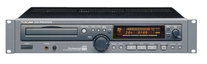 Tascam CDRW 2000 - Lecteur de sources SonoVente.com