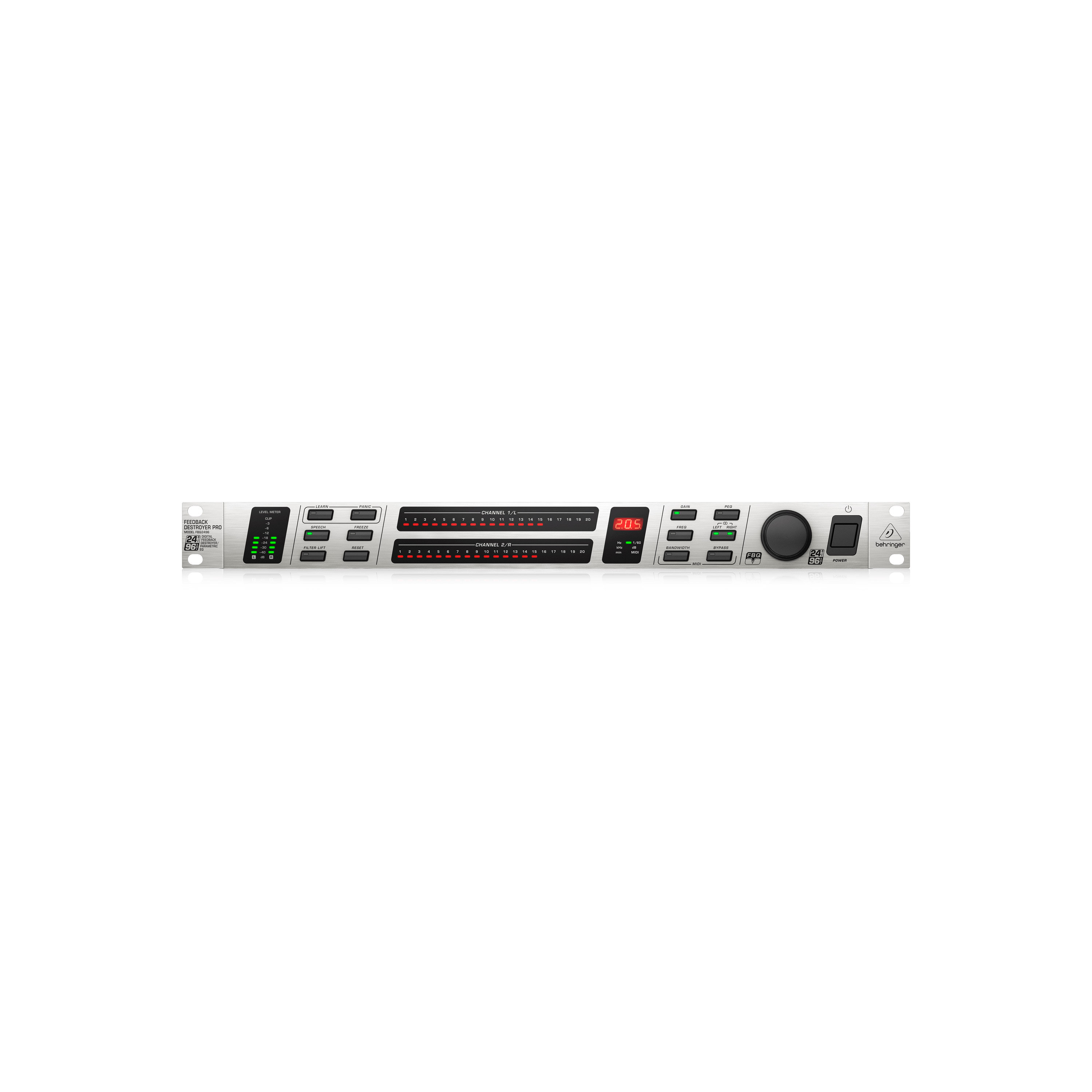 Behringer FBQ2496 Feedback Destroyer PRO - Équaliseur et anti-larsen ...