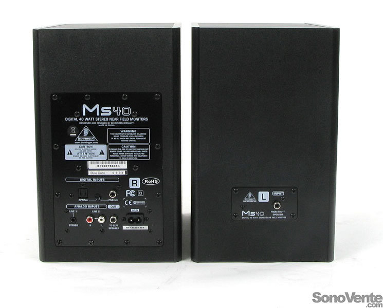 Behringer MS40 (La Paire) - Enceinte de monitoring SonoVente.com