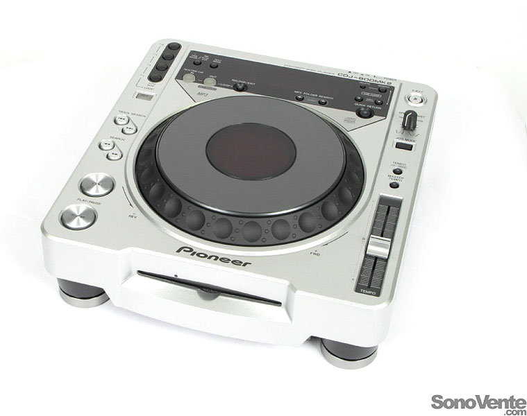 Pioneer DJ CDJ 800 MK2 - Platine CD MP3 à plat SonoVente.com