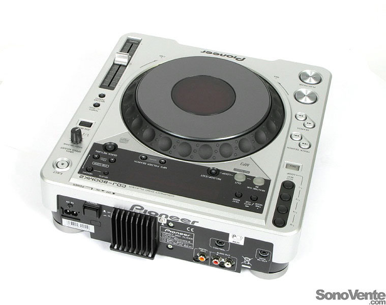 Pioneer DJ CDJ 800 MK2 - Platine CD MP3 à plat SonoVente.com