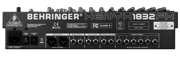 Behringer Xenyx 1832Fx - Console de mixage analogique SonoVente.com
