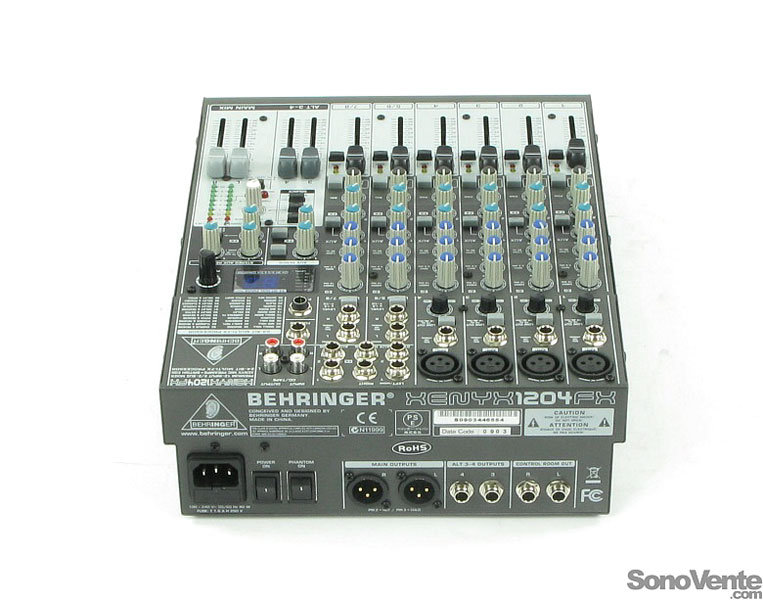 Behringer Xenyx 1204Fx - Console de mixage analogique SonoVente.com