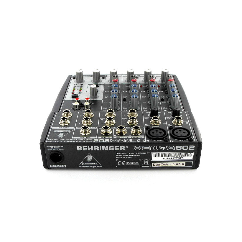 Behringer Xenyx 802 : Console de Mixage Analogique Behringer ...