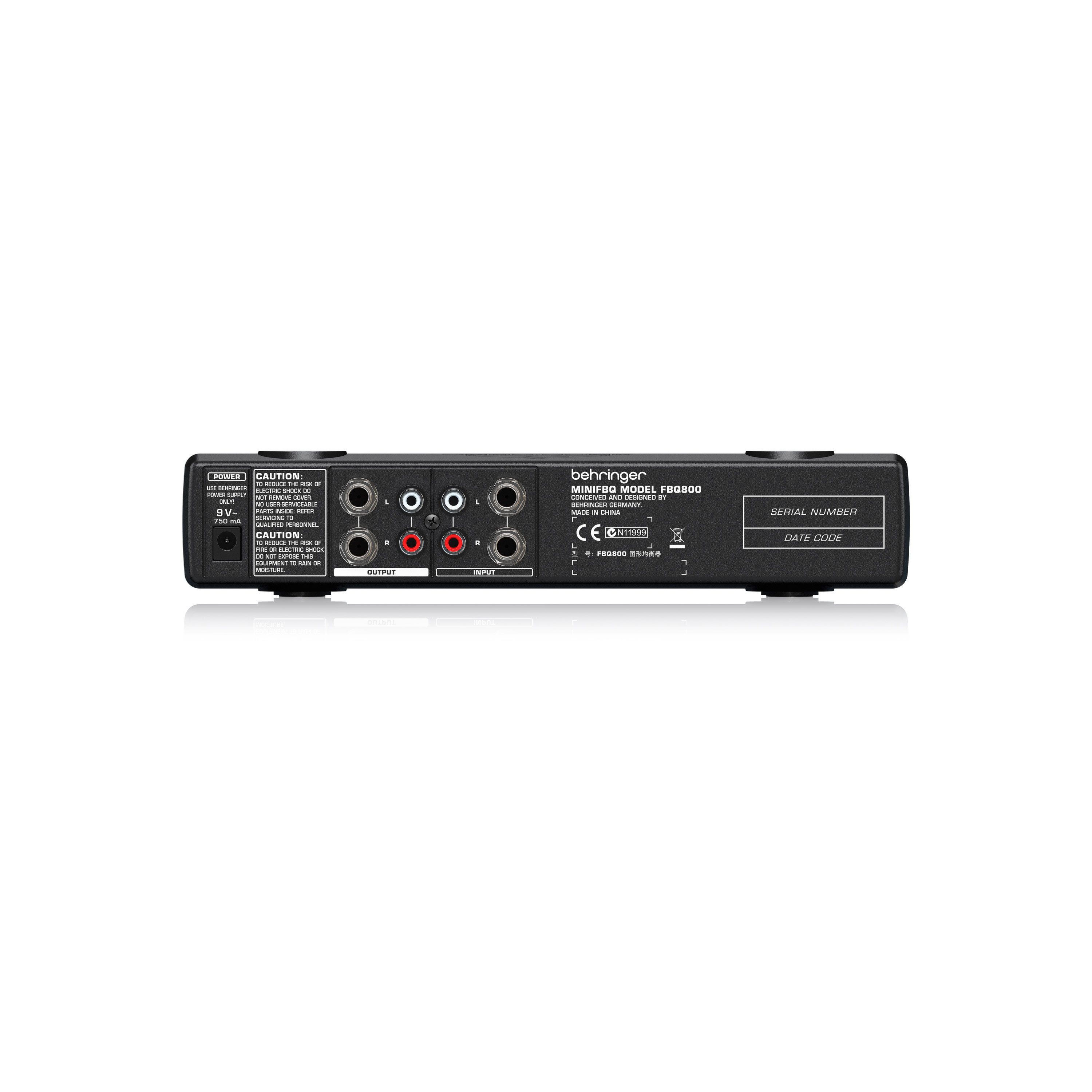 Behringer FBQ 800 Mini FBQ - Équaliseur et anti-larsen SonoVente.com