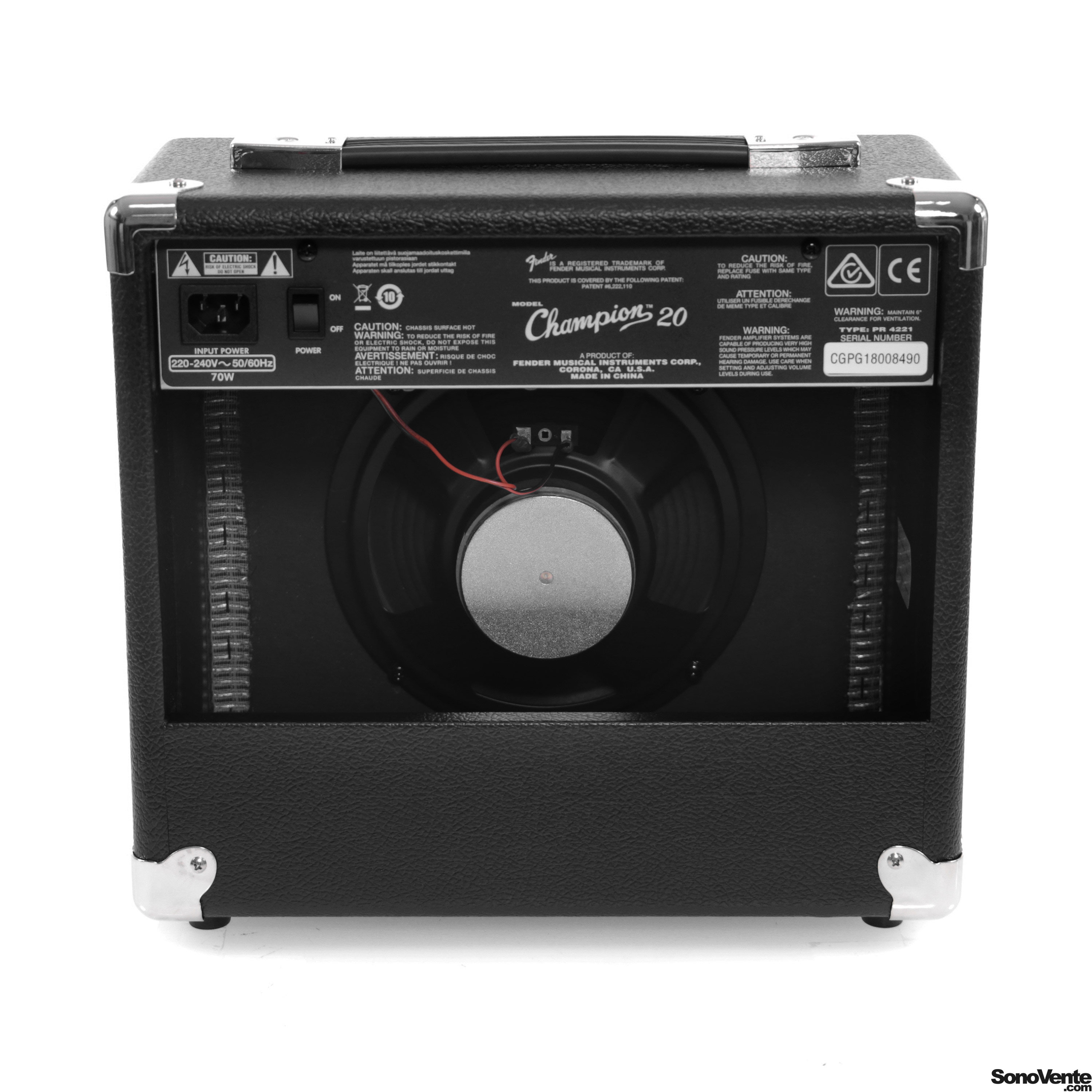 Fender CHAMPION 20 : Combo Guitare Electrique Fender - SonoVente.com