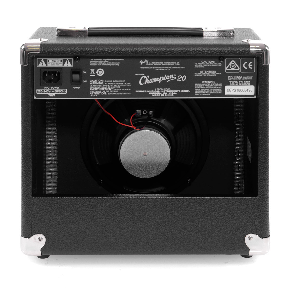 Fender CHAMPION 20 : Combo Guitare Electrique Fender - SonoVente.com