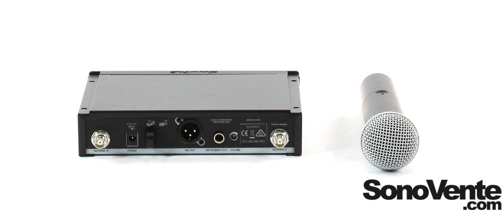 Shure BLX24R / SM58 freq M17 - Micro HF chant SonoVente.com